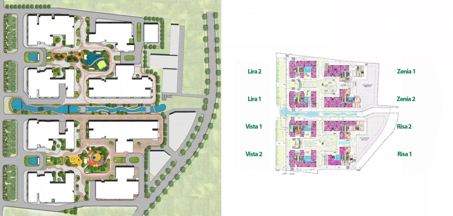 Mặt bằng căn hộ Tòa Zenia La Pura chi tiết & layout tối ưu